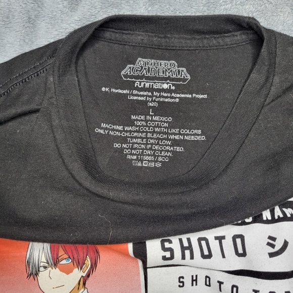 funimation | Tops | Shoto Todoroki Ua High School My Hero Academia ...